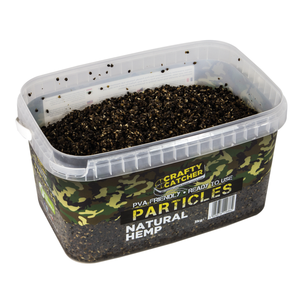 Crafty Catcher Natural Hemp Prepared Particles 3Kg Ready To Use - Bait ...
