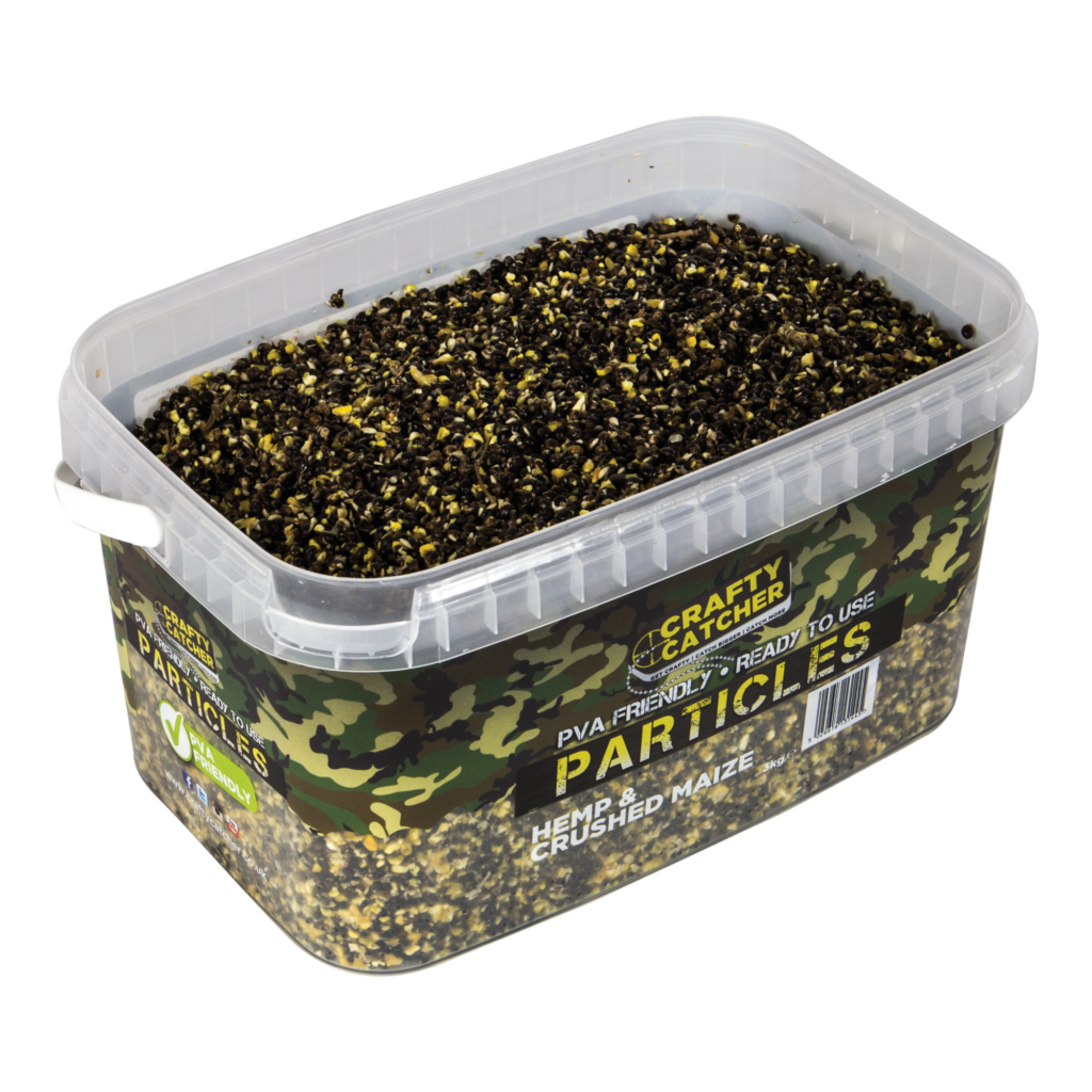 Crafty Catcher Hemp & Maize Prepared Particles 3Kg Ready To Use - Bait ...