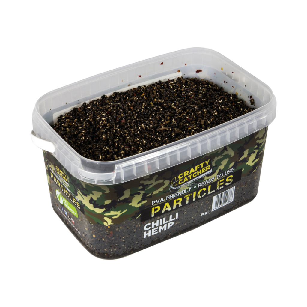 Crafty Catcher Chilli Hemp Prepared Particles 3Kg Ready To Use - Bait ...