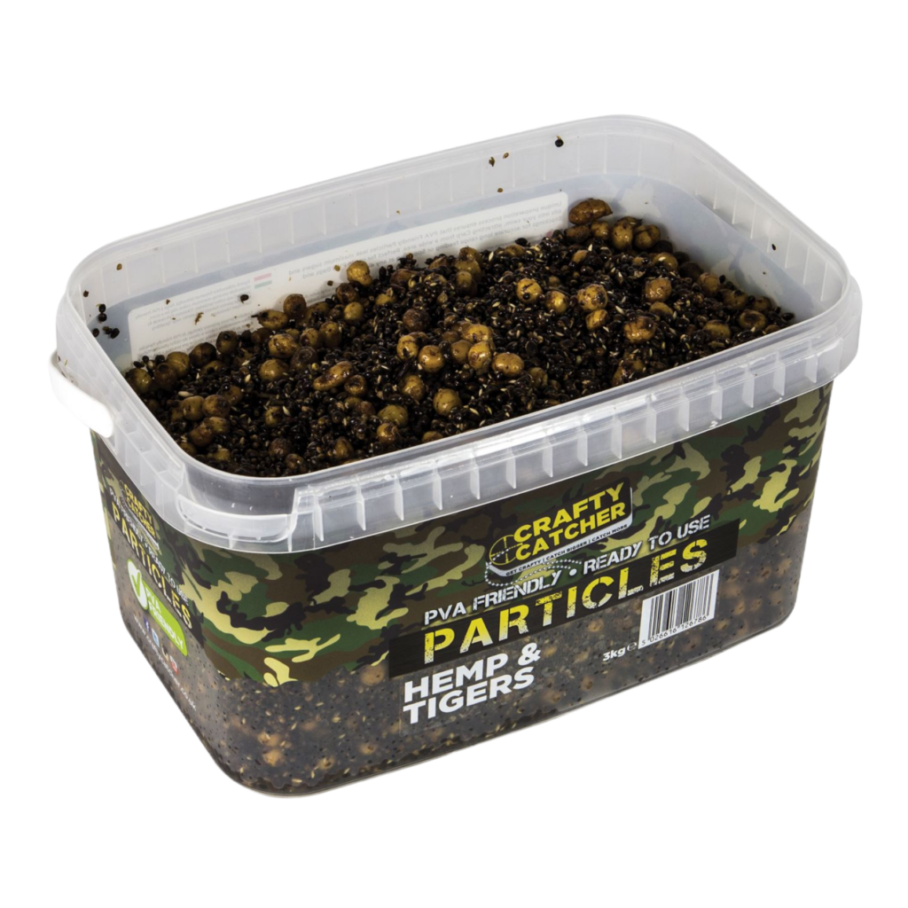 Crafty Catcher Hemp & Tiger Prepared Particles 3Kg Ready To Use - Bait ...
