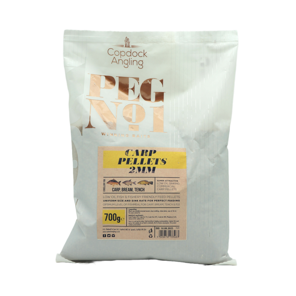 PegNo.1 Commercial Carp Pellets 2mm 700g - Bait Superstore