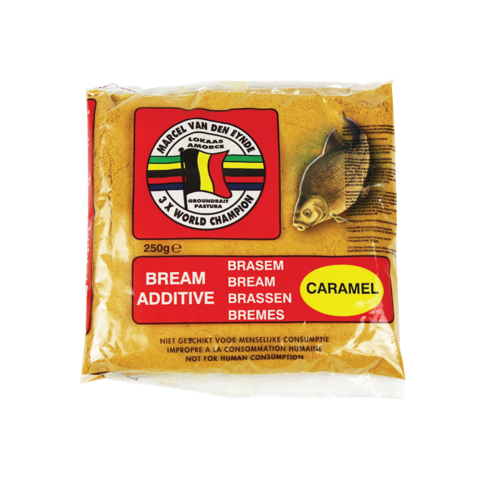 Van Den Eynde Additives Brasem Bream Caramel 250g - Bait Superstore