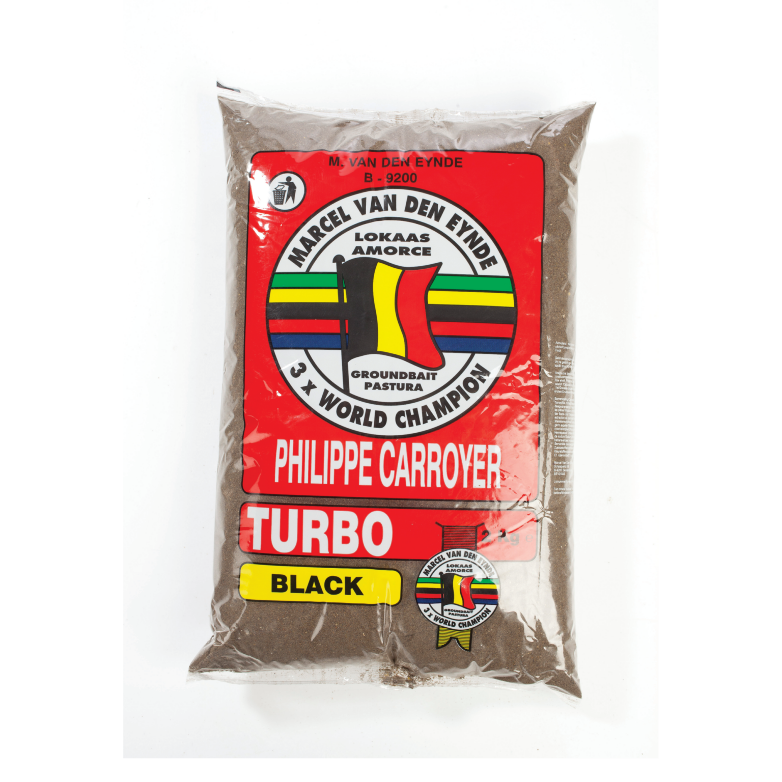 Van Den Eynde Groundbaits Turbo Black 2kg - Bait Superstore