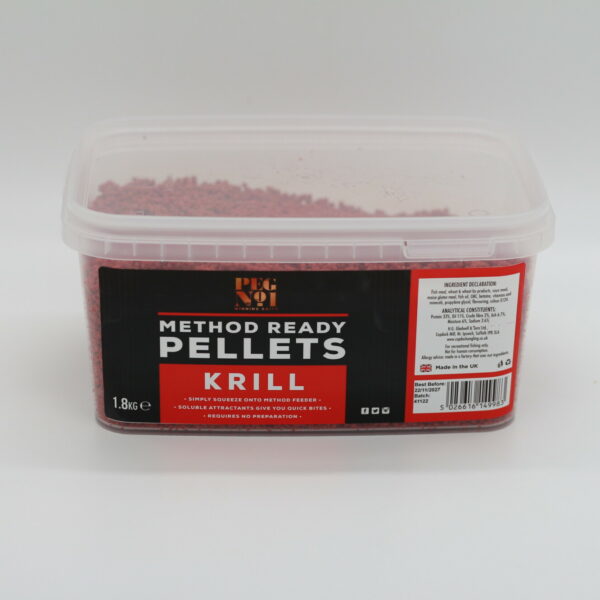 Peg no.1 Method Ready Pellets 1.8kg - Bait Superstore